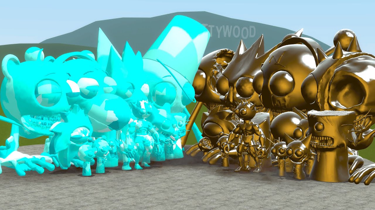 GOLDEN SPRUNKI VS DIAMOND SPRUNKI in Garry's Mod!!! - YouTube