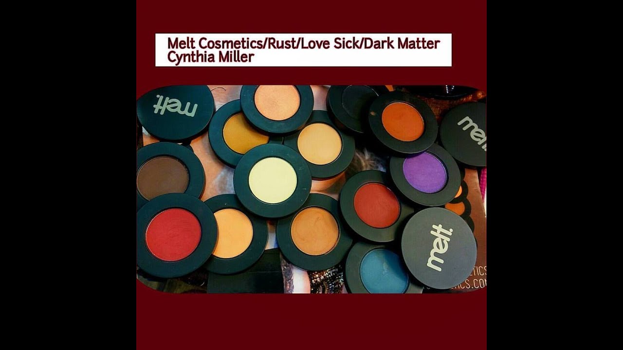 Melt Cosmetics| Rust Stack | Love Sick Stack| Dark Matter Stacks ...