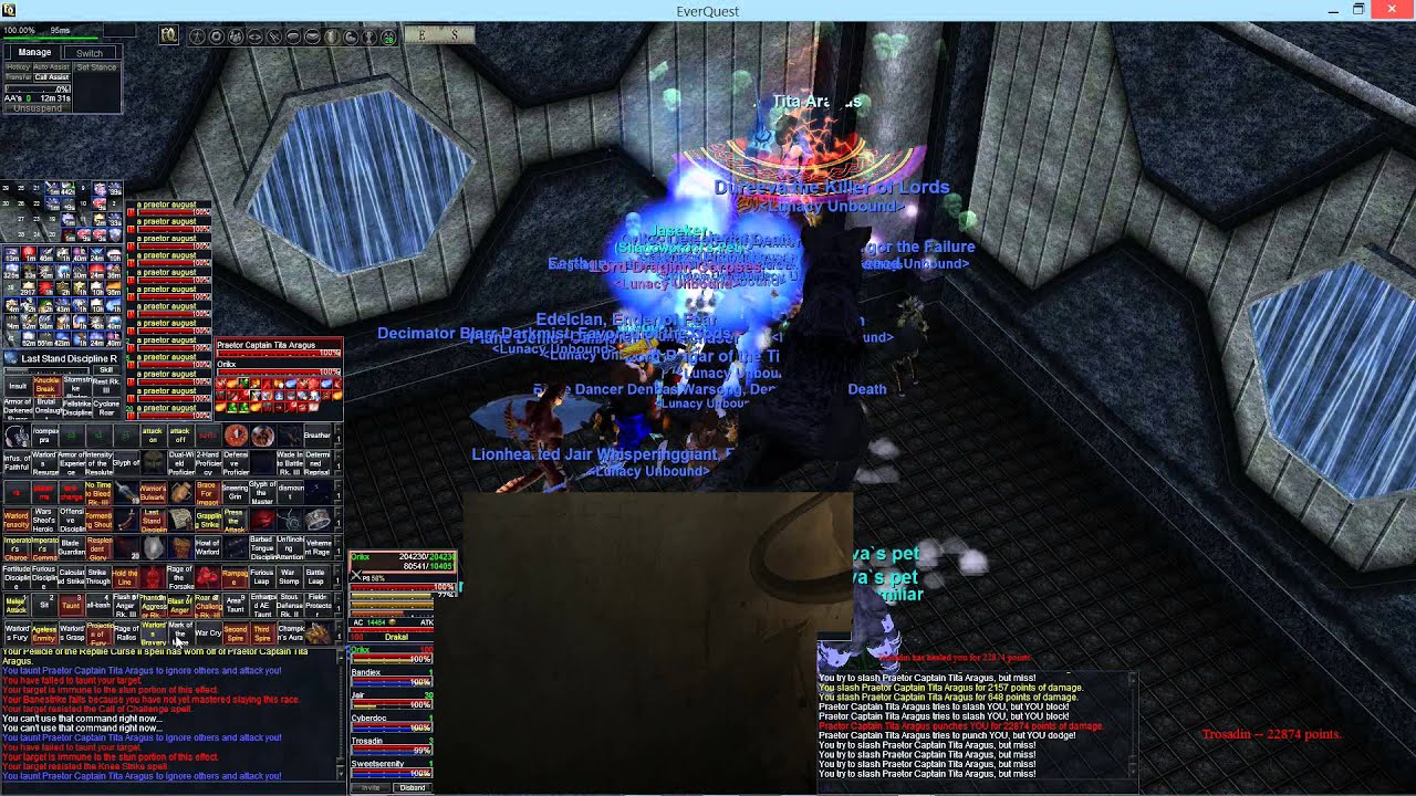 Everquest raid - Lunacy Unbound - Arxs1 - YouTube
