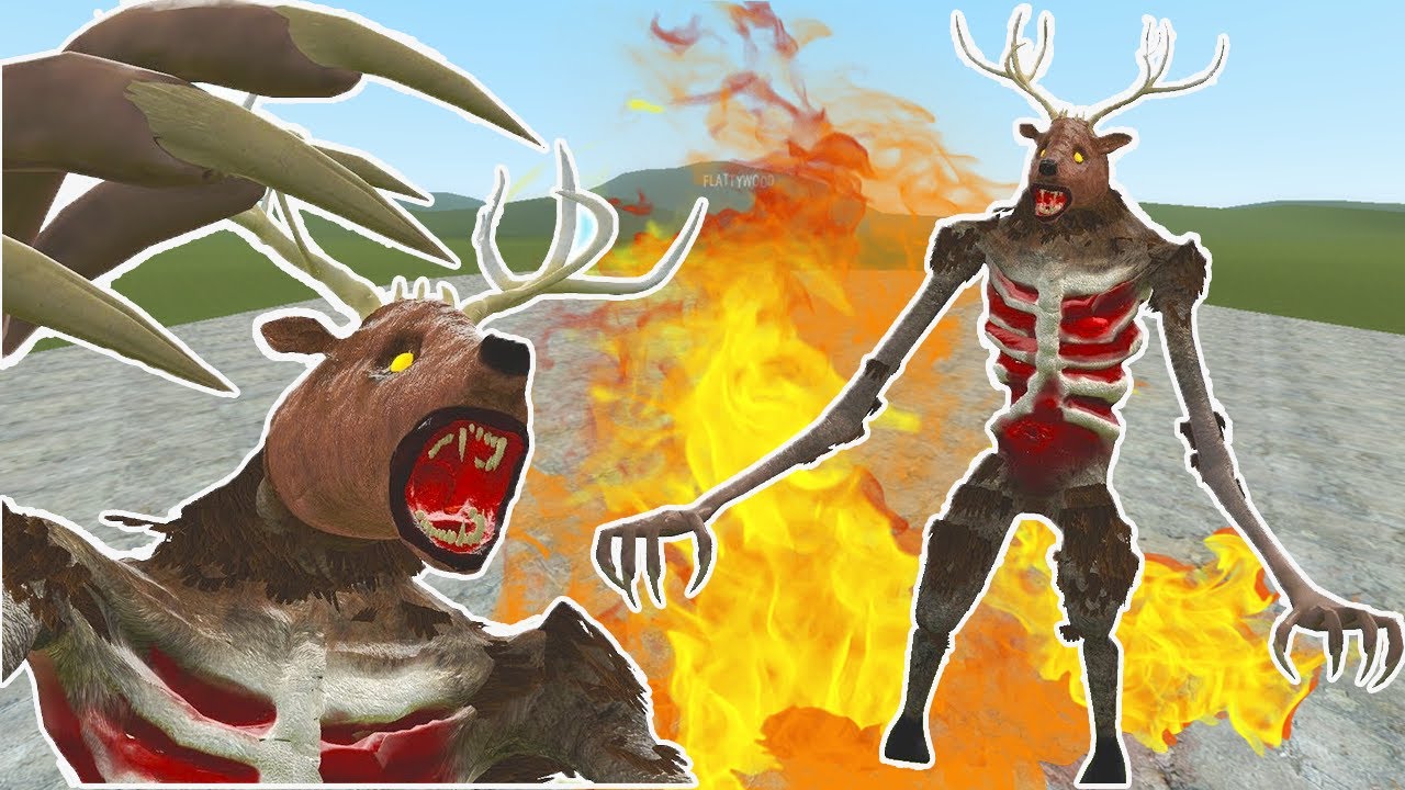 The Wendigo (Enraged) New - Garry's Mod Sandbox!!!! - YouTube