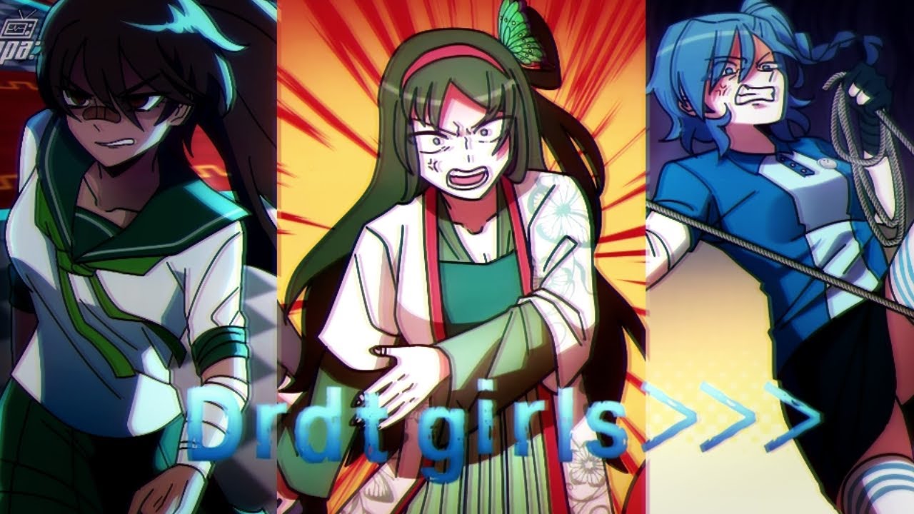 DRDT GIRLS ANIMATION EDIT | ALIGHT MOTION | AREI HU TERUKO - YouTube