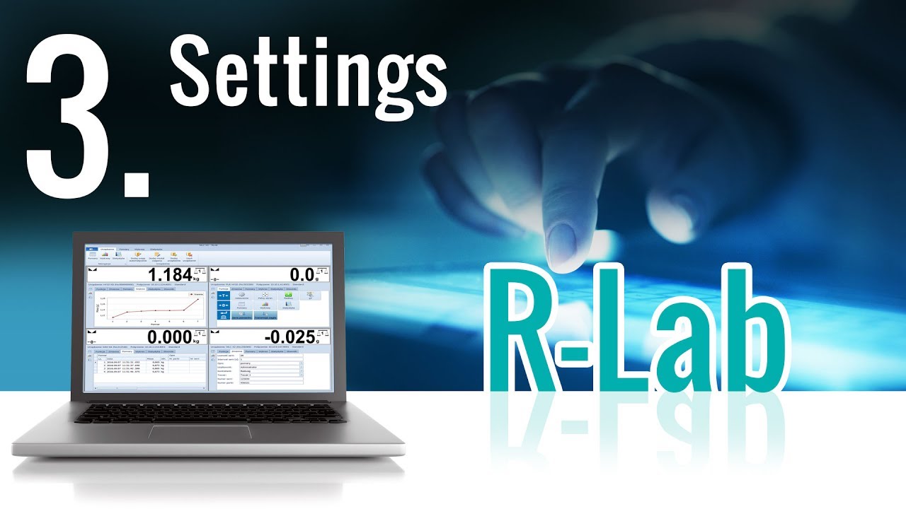 3. RADWAG R-Lab Settings - YouTube