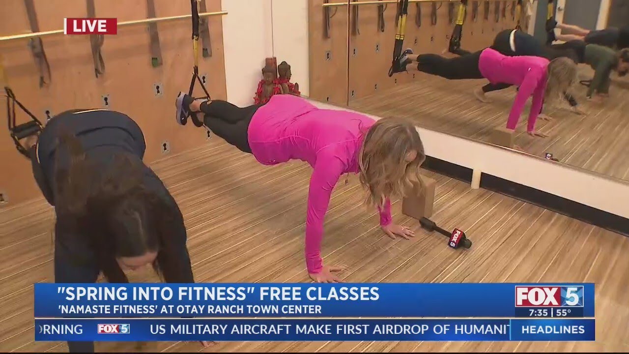 'Spring into Fitness' with a free class - YouTube