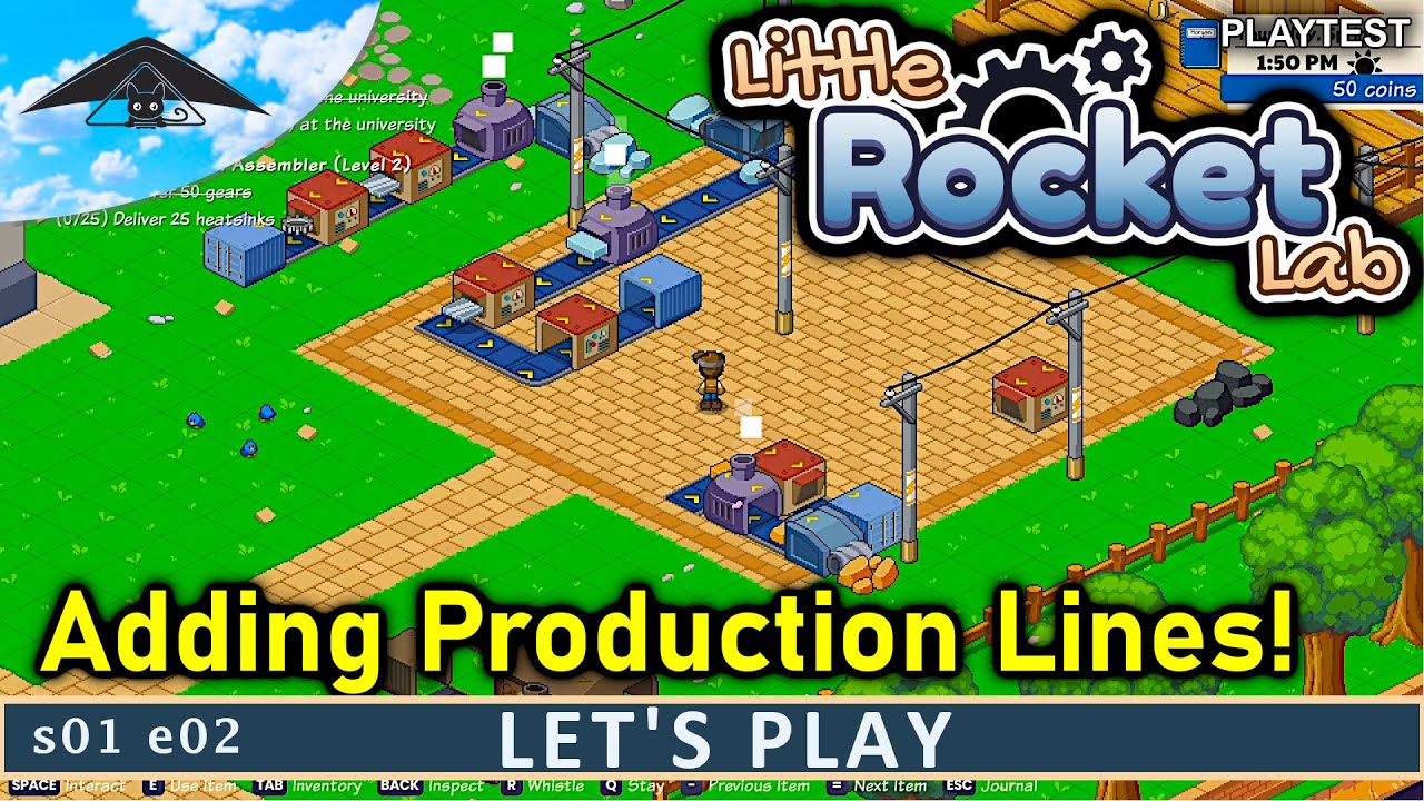 Adding Production Lines! | Little Rocket Lab (Playtest) s01 e02 - YouTube