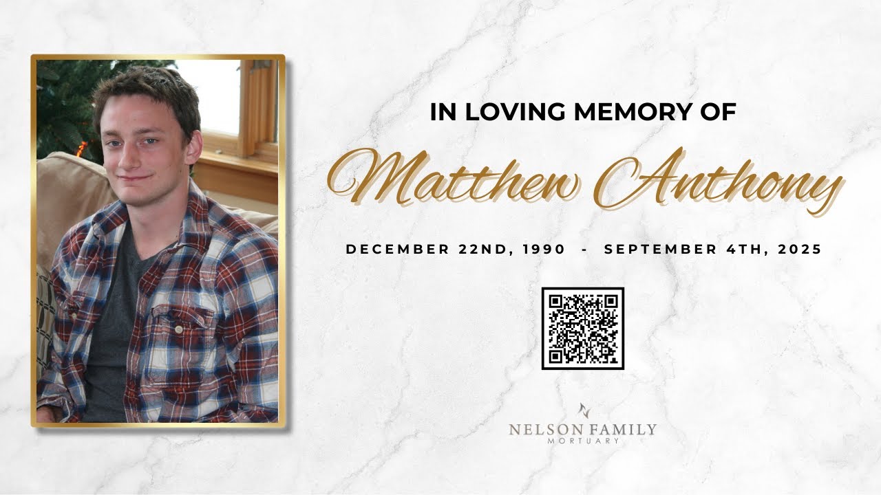 Matthew Anthony’s Funeral service - YouTube