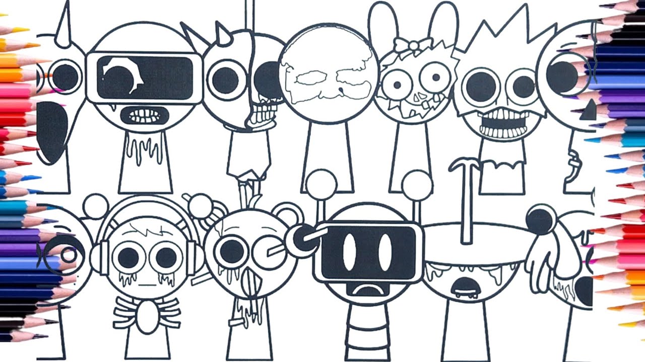 Incredibox Sprunki Coloring Pages New / How to Color All Sprunki Horror ...