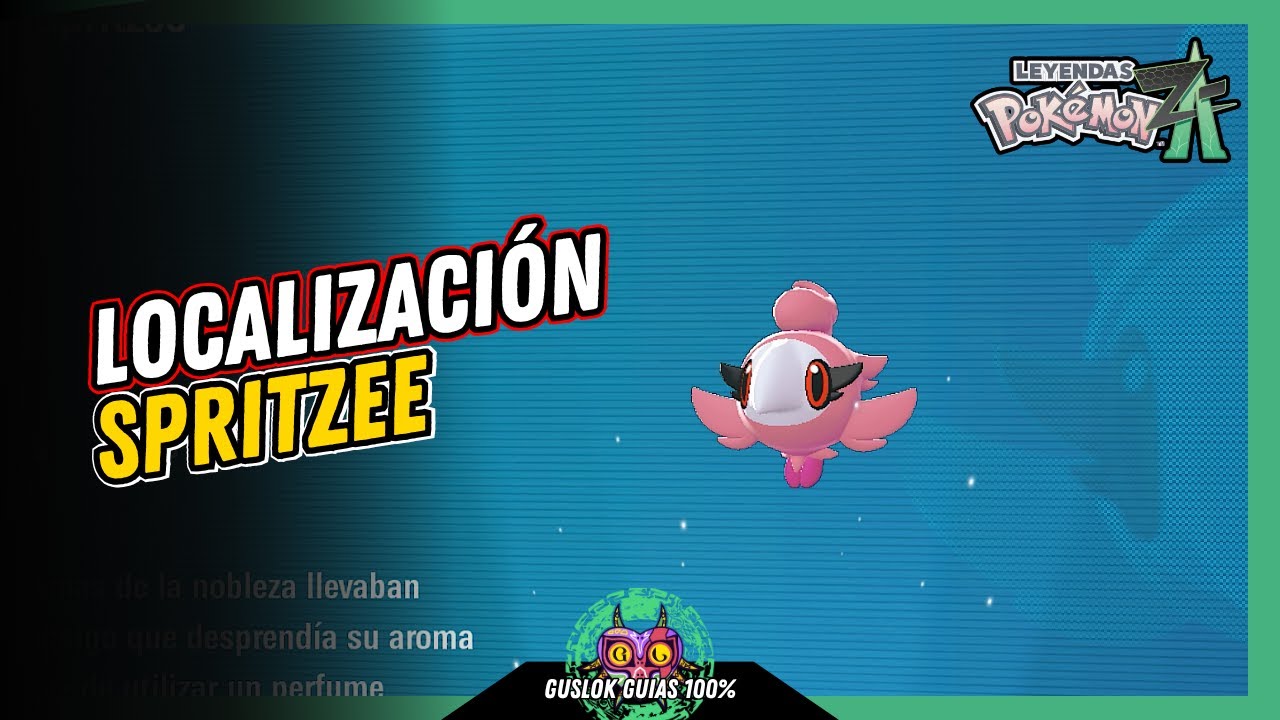 UBICACIÓN de SPRITZEE | GUÍA 100% | 💯Leyendas Pokemon: Z-A🏆 - YouTube