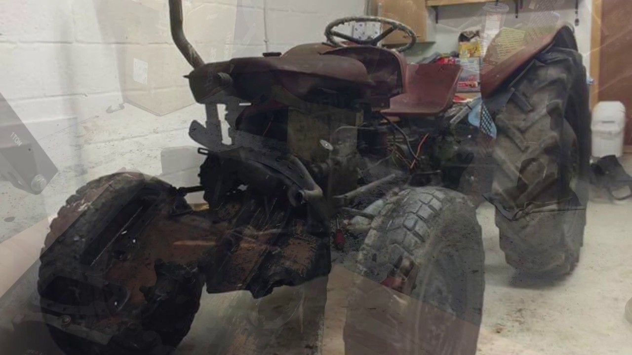 Massey Ferguson 35 gray gold Full rebuild and paint - YouTube