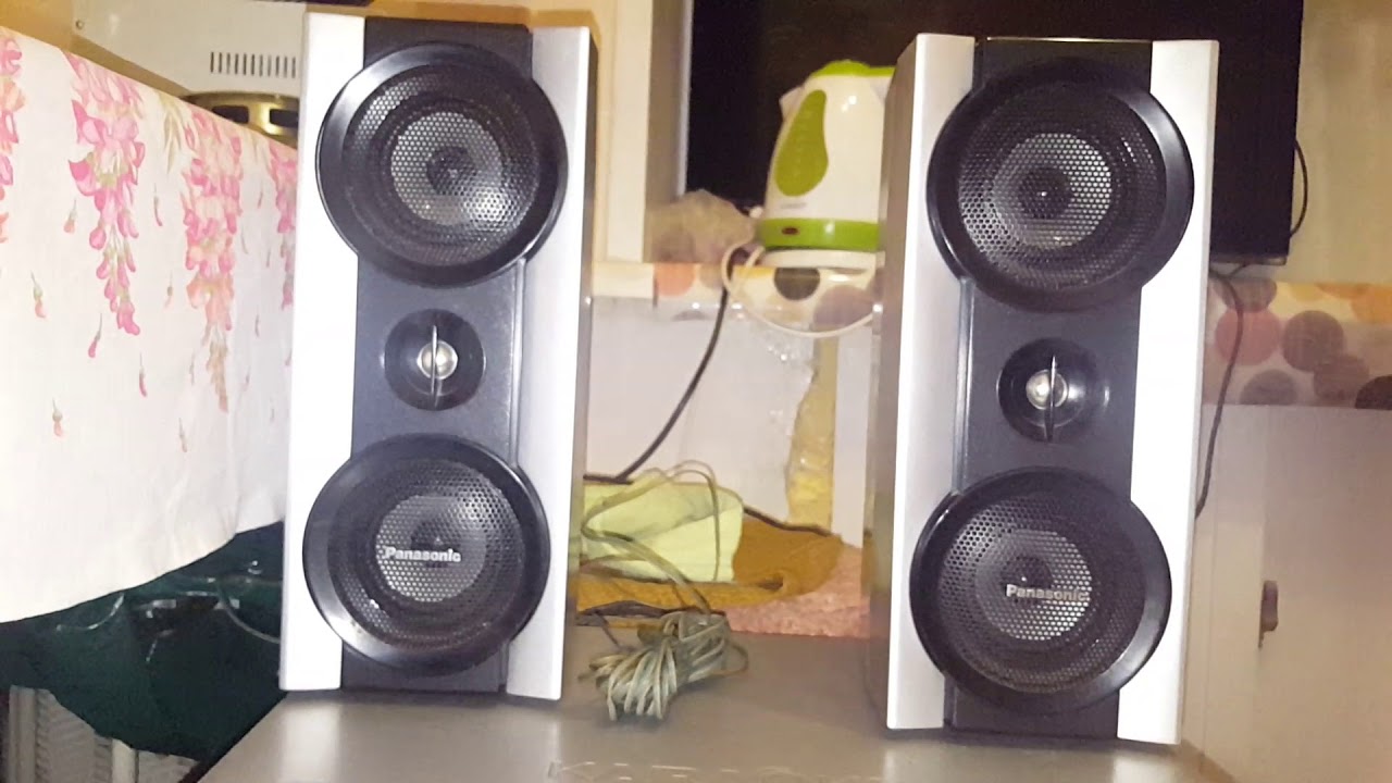 Panasonic sb-ps950 (колонки обьемного звука от sa-vk950) - YouTube