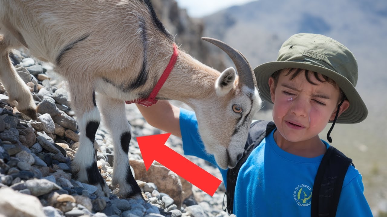 Injured Goat Approaches Child for Help, The Story Will Move You to ...