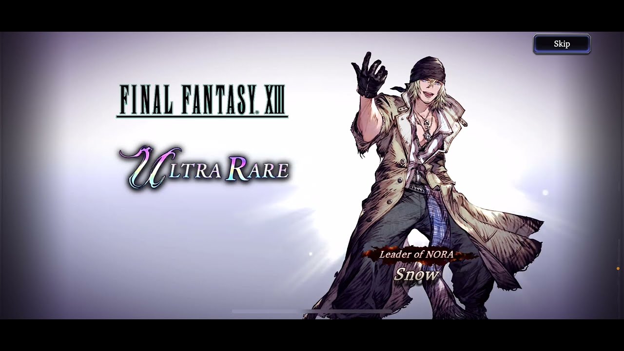 FFXIII: Summon War of the Visions: Final Fantasy Brave Exvius [WOTV ...