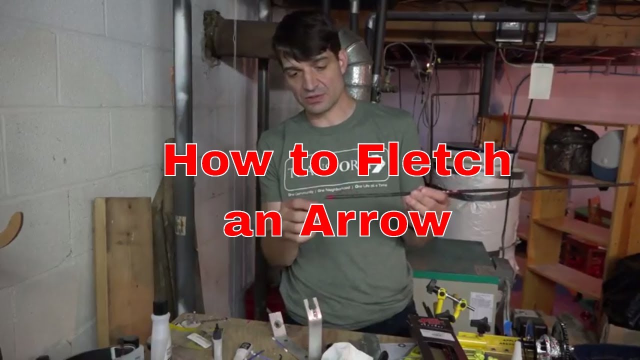 How to Fletch an Arrow - YouTube