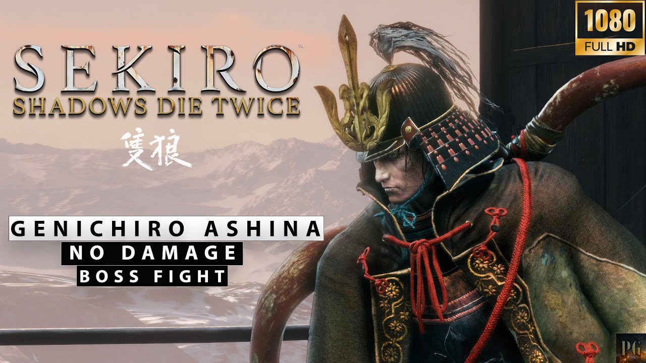 Sekiro: Shadows Die Twice - Genichiro Ashina No Damage Boss Fight - YouTube
