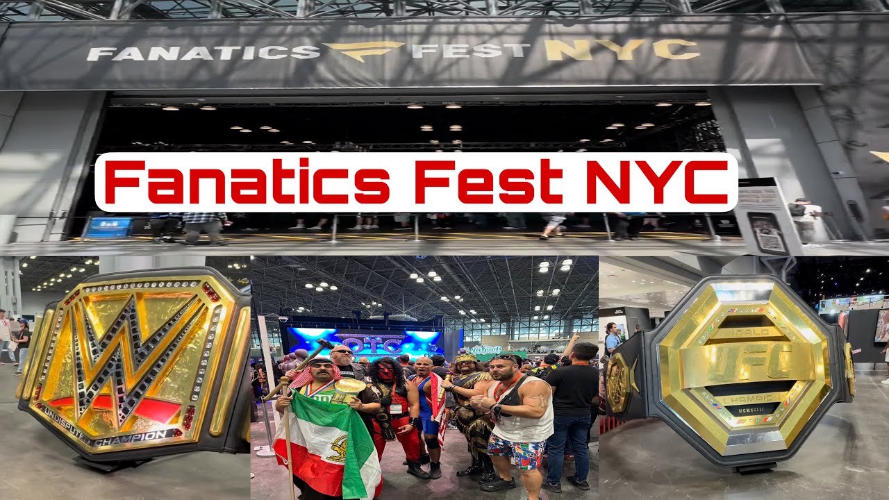 We hit up the Fanatics Fan Fest in New York City this past weekend ...