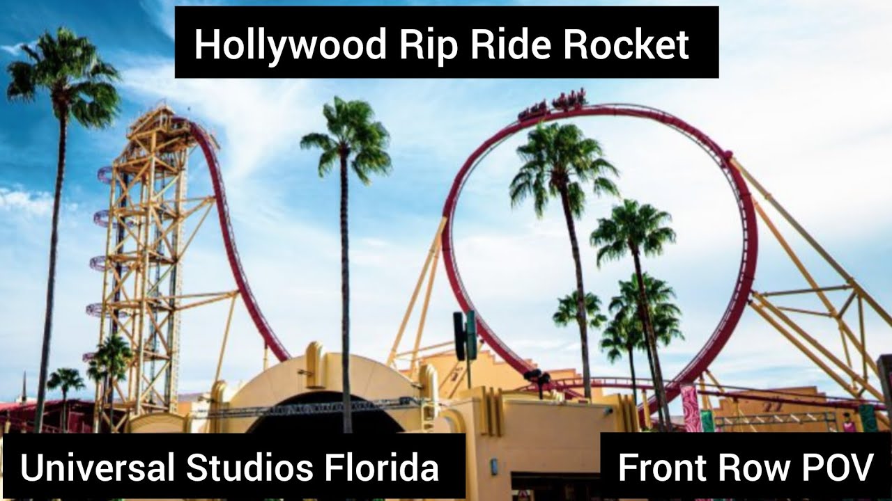 Hollywood Rip Ride Rocket / Front Row POV / Universal Studios Florida ...