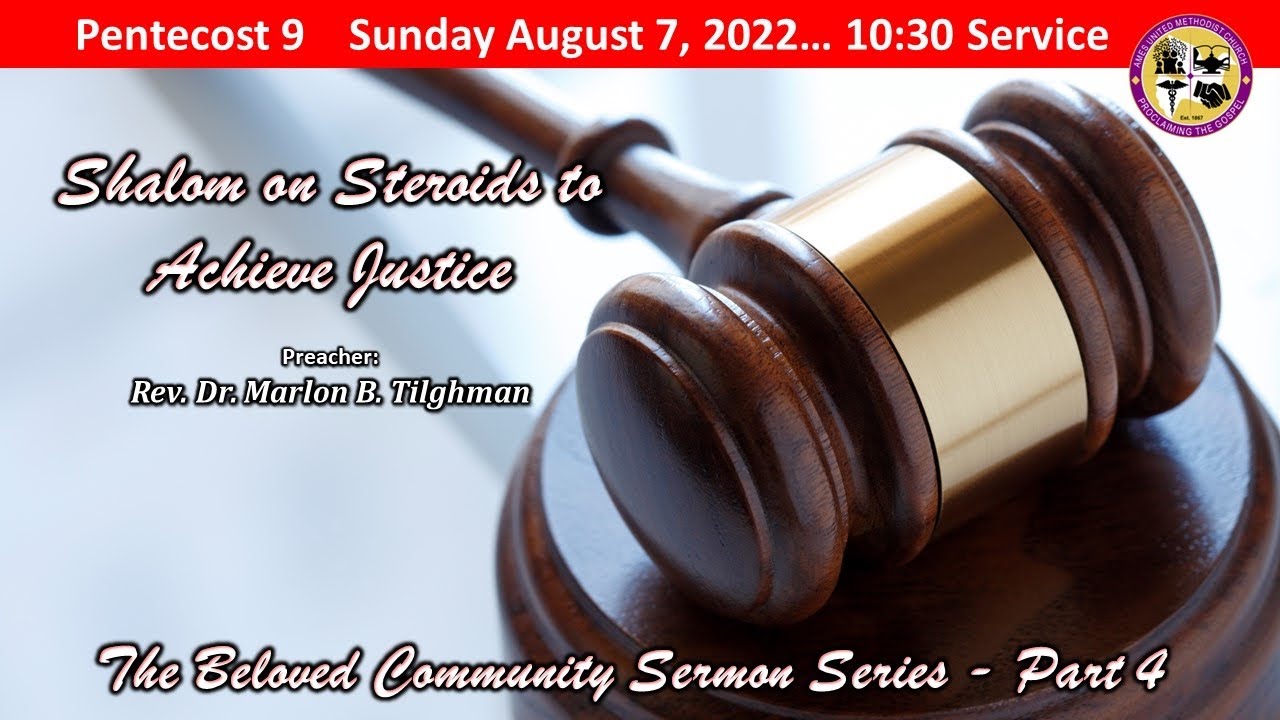 Shalom on Steroids to Achieve Justice - YouTube