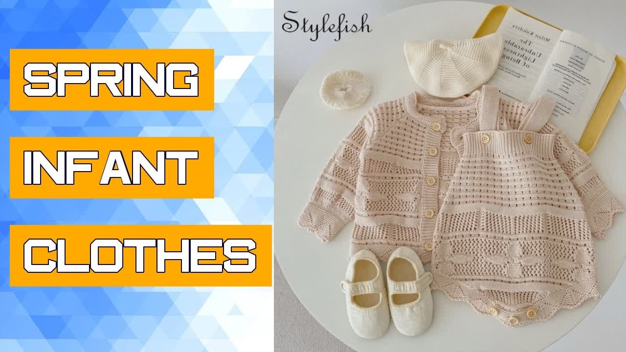 Spring infant clothes baby girl romper Baby knitted hollow pattern ...