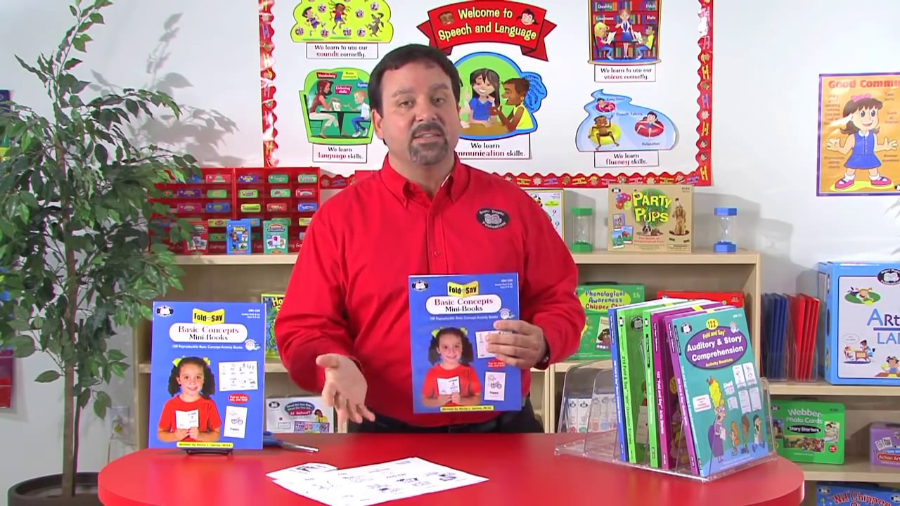Fold and Say Basic Concepts Mini-Books (BK334) - YouTube