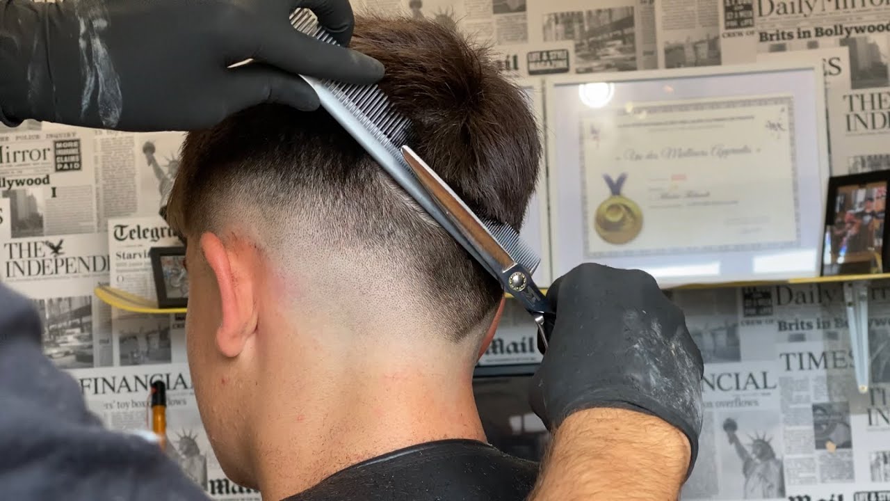 Dégradé en V - Haircut by THIBAULT HAIR CUT ( mashiro scissors ...