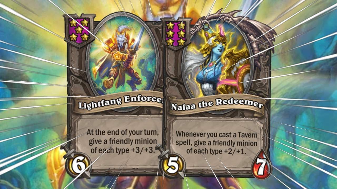 ULTIMATE MENAGERIE - LIGHTFANG & NALAA?! | Hearthstone Battlegrounds ...