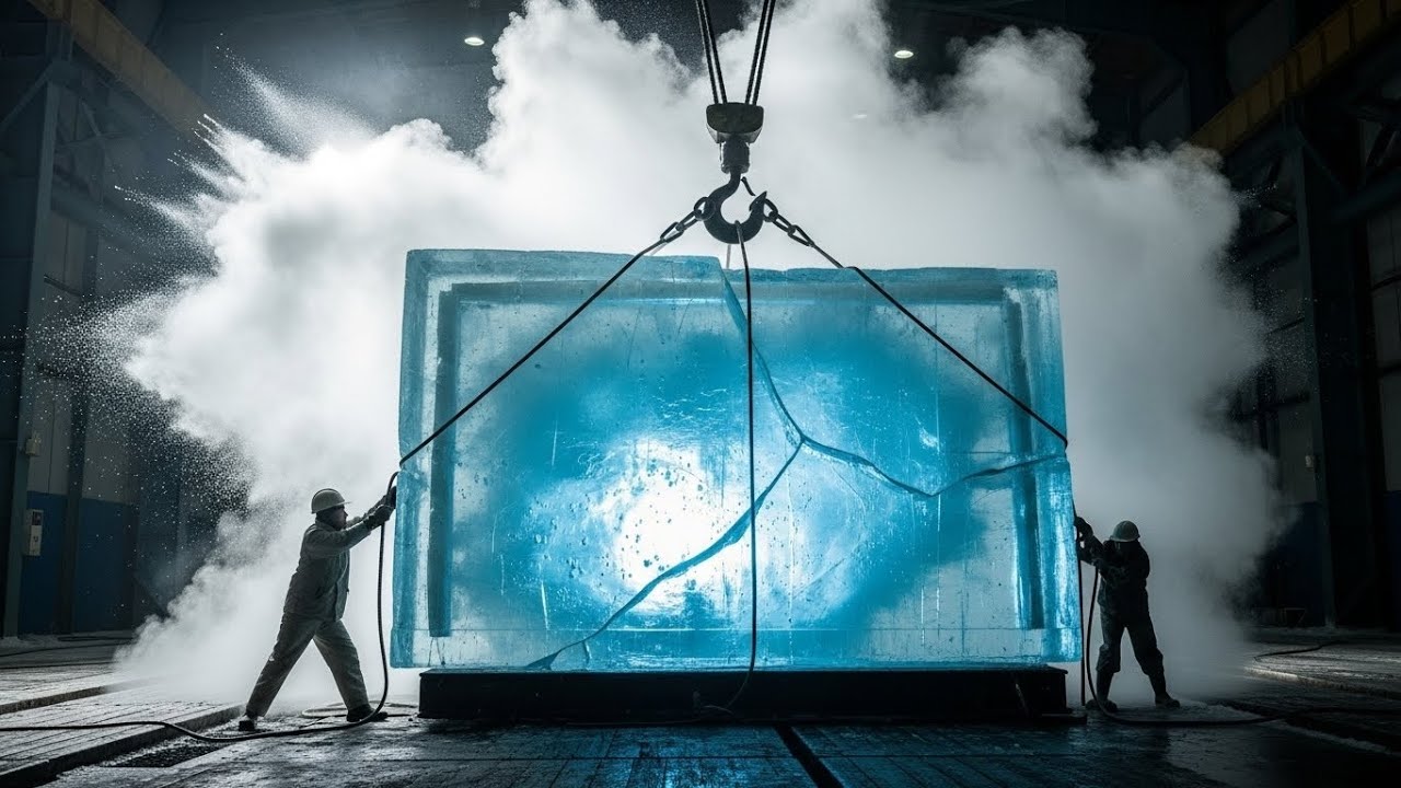 Inside a Power-Free Ice Factory ️ | How Ice Is Made Without Electricity ...