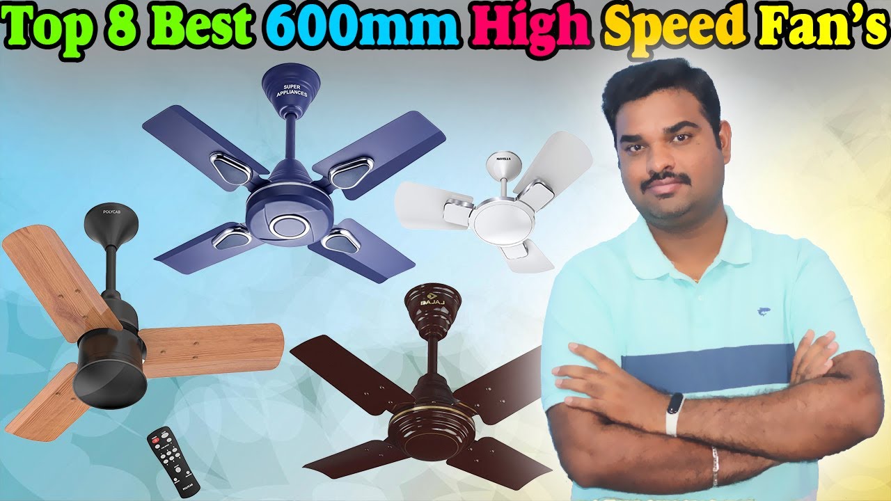 Top 8 Best 600mm Ceiling Fan In India 2025 With Price |High Speed Fan ...