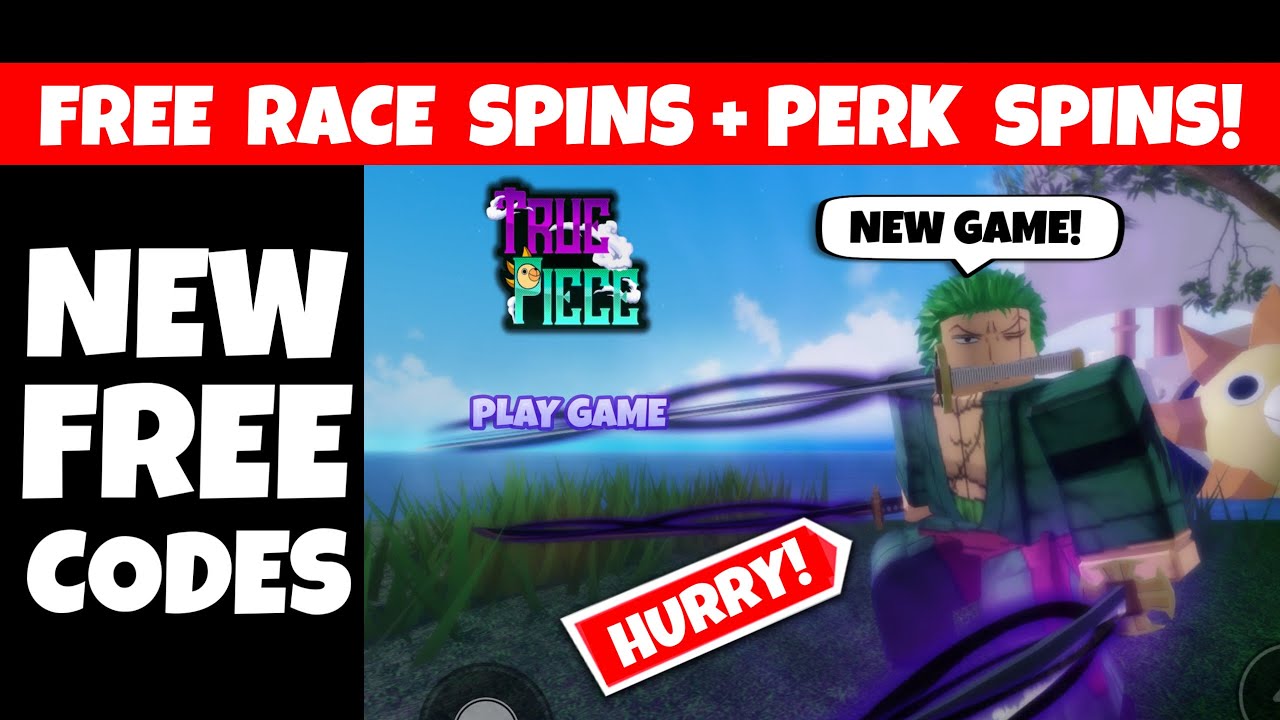 *NEW* FREE CODES TRUE PIECE gives Free Race Spins + Free Perk Spins ...