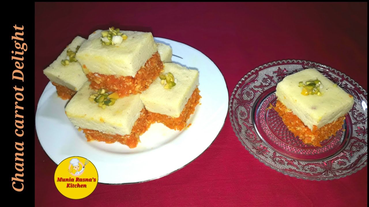 Gajorer Jorda Die Chanar Sandesh|Chana Carrot Delight|Gajorer Jorda ...
