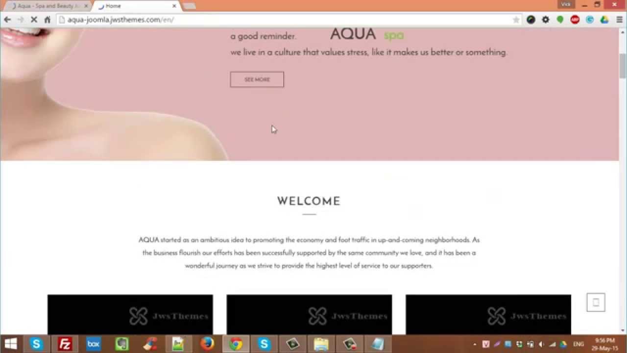 How to install the Quickstart Joomla Template - YouTube