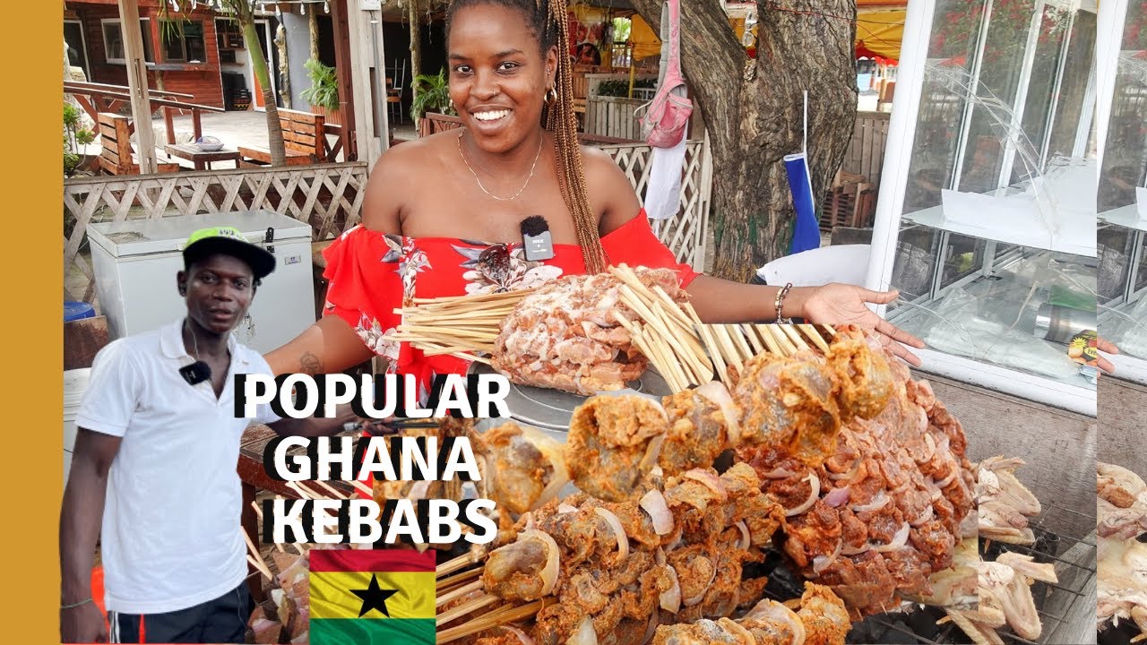 POPULAR GRILLED MEAT IN GHANA | GHANA KEBAB | SELLING STREET FOOD ...