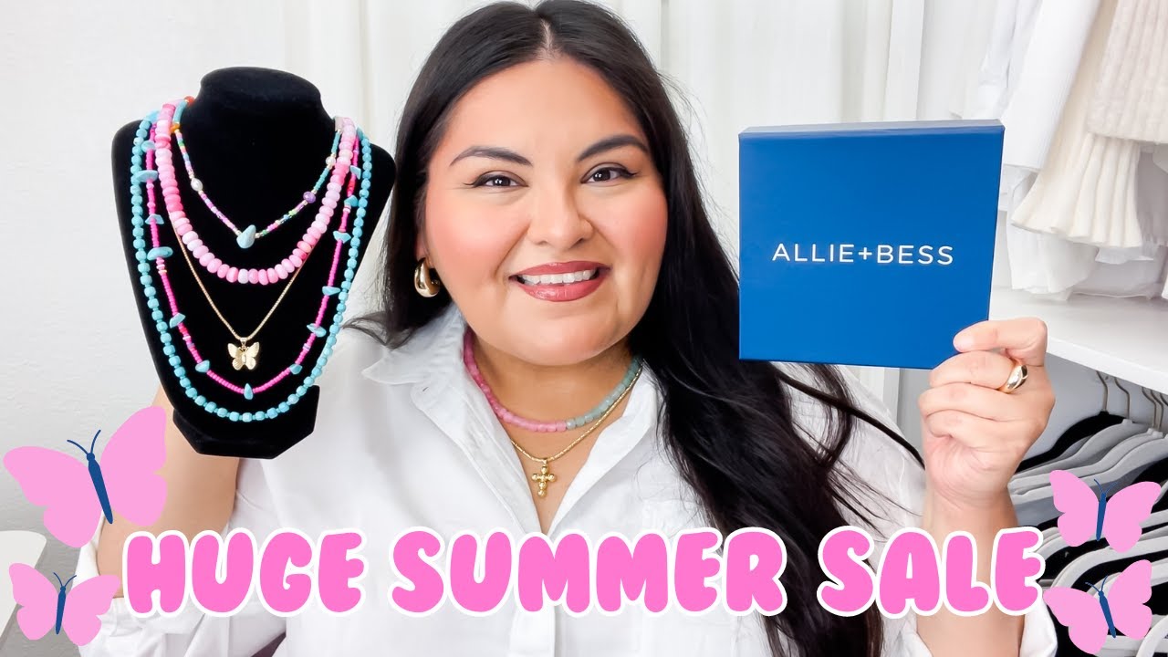 Trendy Jewelry Haul! Gold, Beaded, & Charm Necklaces for summer ...