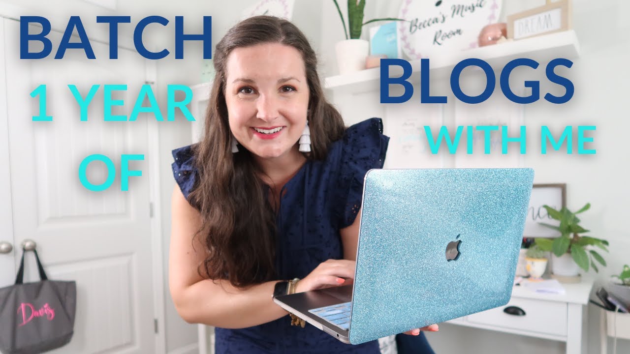 Batch One Year of Blog Posts with Me for my Teachers Pay Teachers Store ...