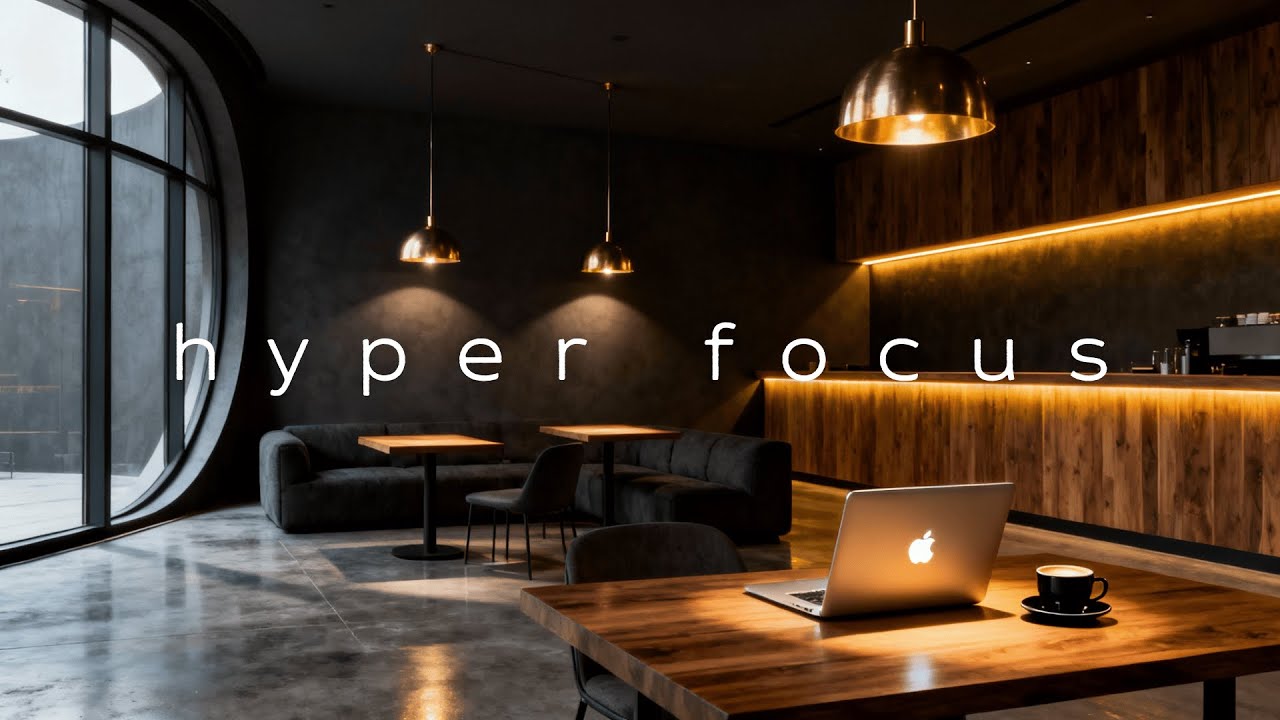 Hyperfocus Café: Calm Mix for Work, Study & Late-Night Focus | Ambient ...