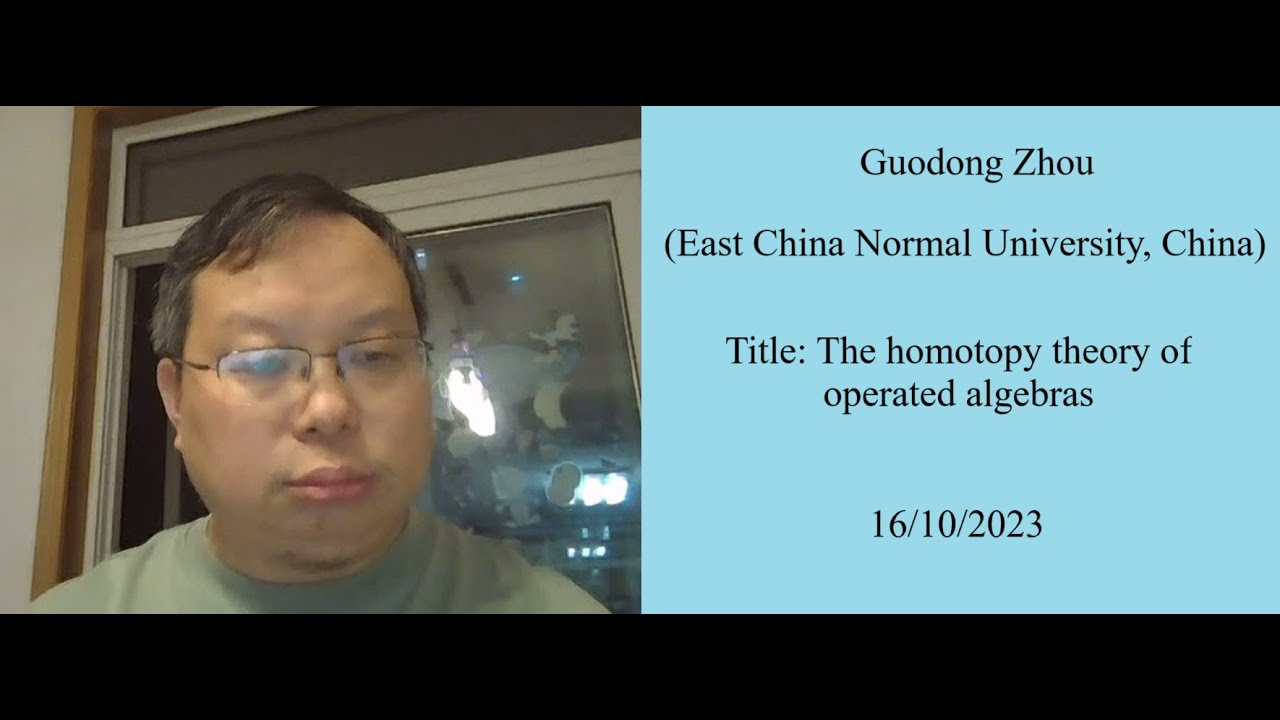 42. 16/10/2023 Guodong Zhou (East China Normal University, China) - YouTube