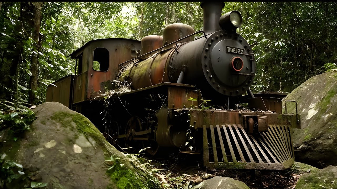 Restoring an Abandoned Steam Train from Jungle | ASMR Restoration ...