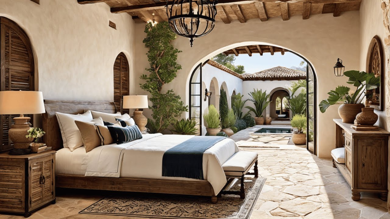 Rustic Mediterranean Style Bedroom Mediterranean Farmhouse In SoFi