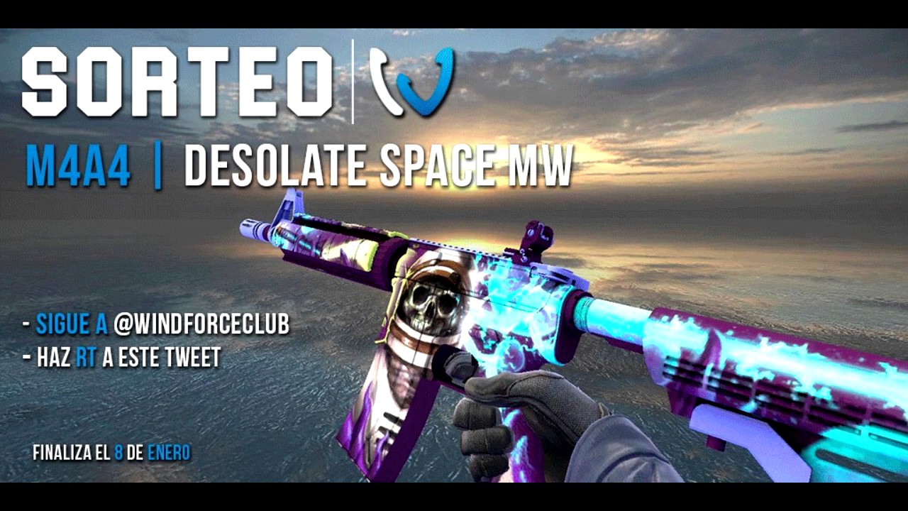 Giveaway M4A4 Desolate Space MW // Sorteo M4A4 Desolate Space MW - YouTube