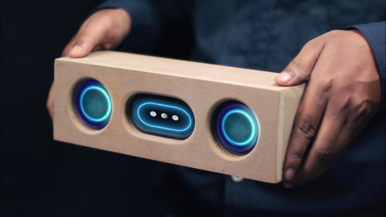 How to Make a DIY Sound Blaster Mini Boombox at Home - YouTube