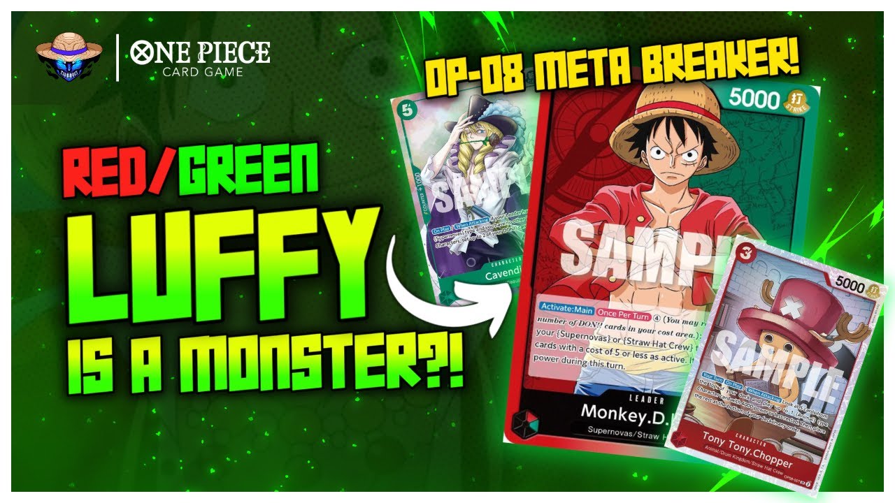 OP08 Red/Green Luffy Deck Profile | One Piece TCG! NEW META !? - YouTube