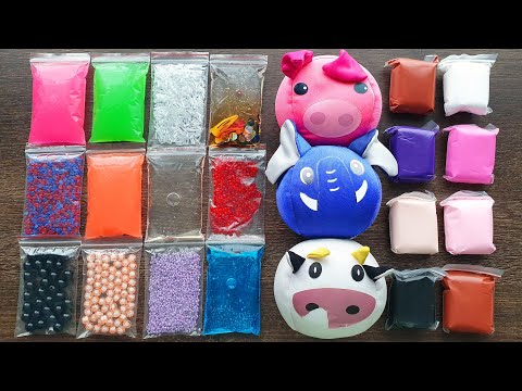 Poşet ve pofuduk içerikle slime yapımı