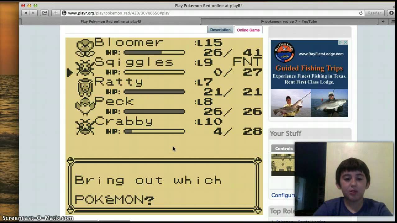 pokemon red ep 8 bloomer evolvesssss - YouTube