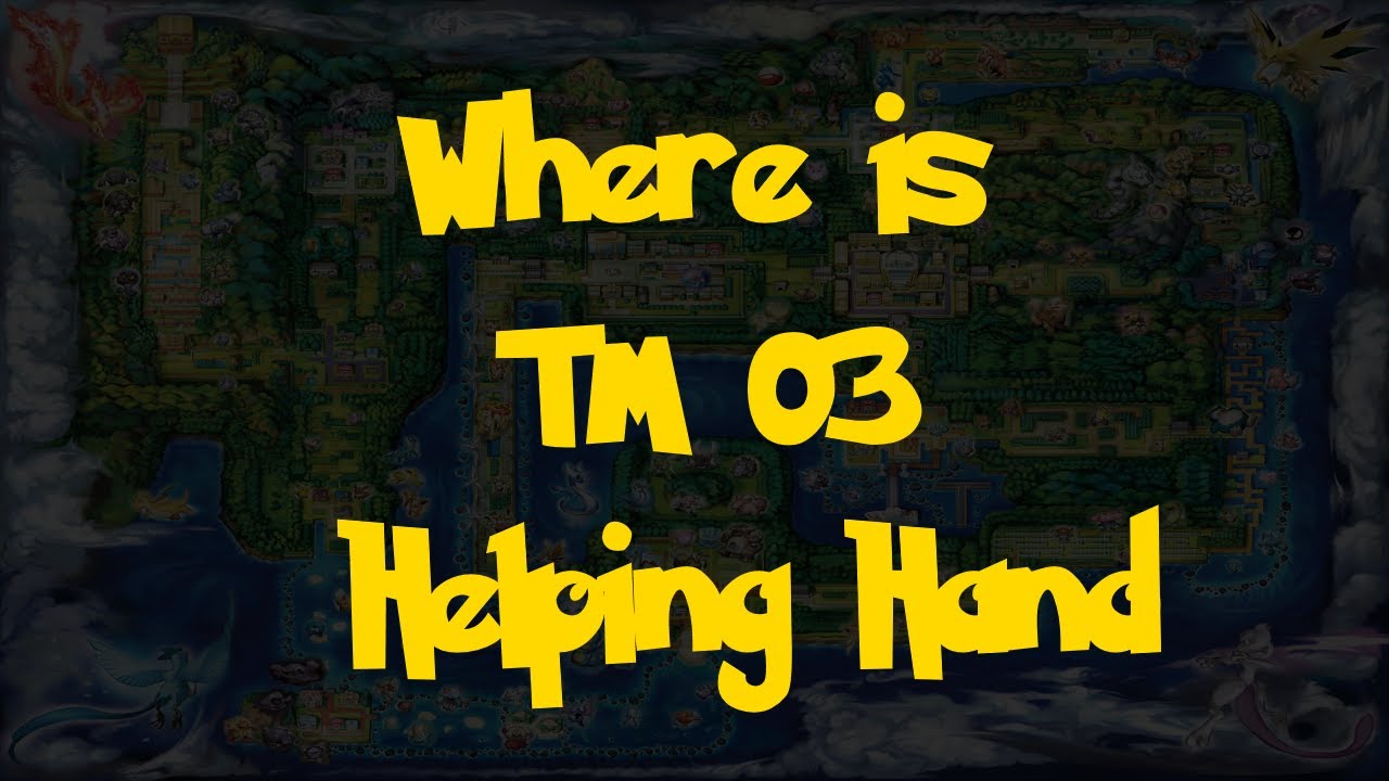 Where Is: TM 03 - Helping Hand (Pokemon: Let's Go, Pikachu!/Eevee ...