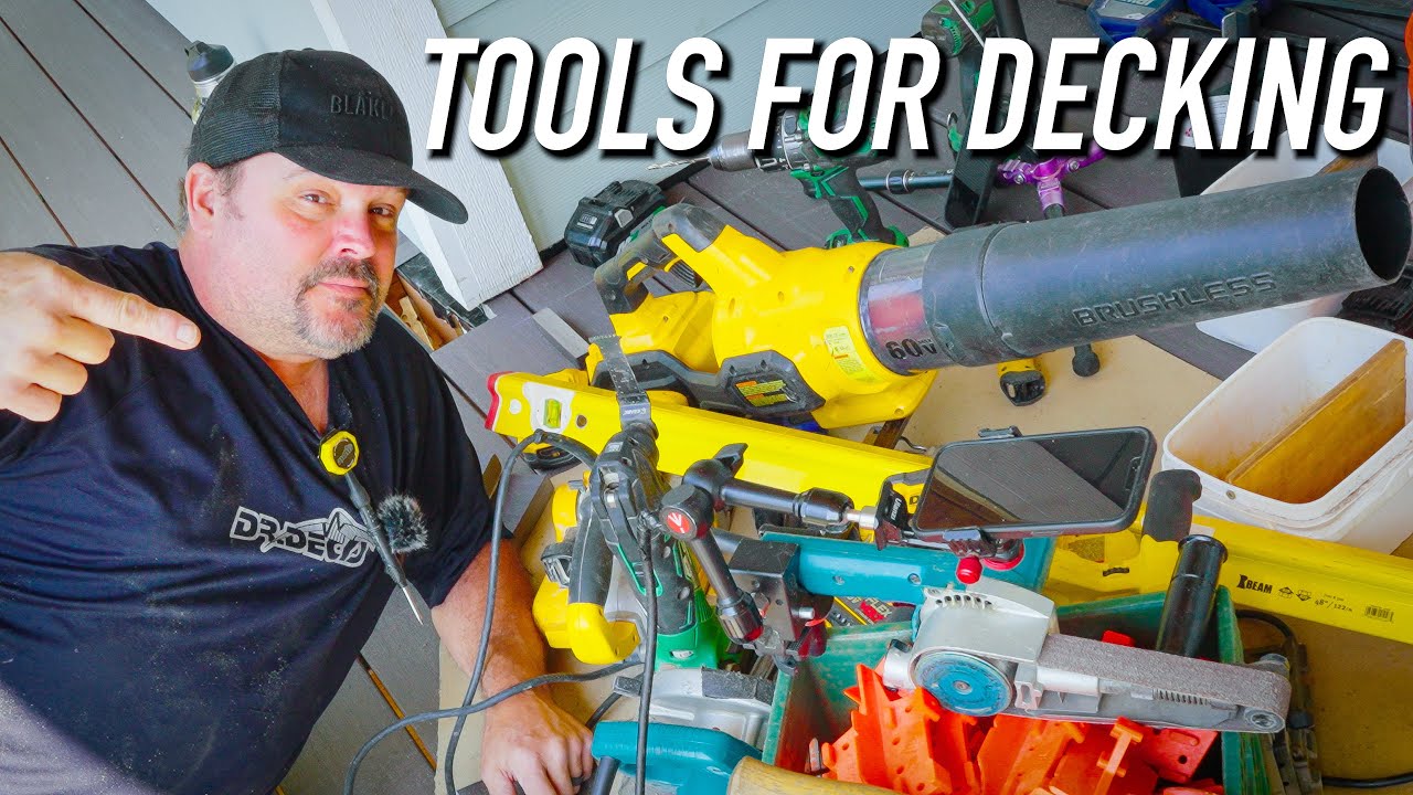 Tools I Use For Laying Deck Boards || Dr Decks - YouTube