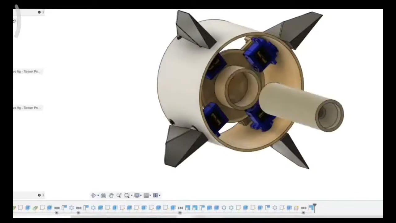 Arduino Rocket stabilization system - YouTube