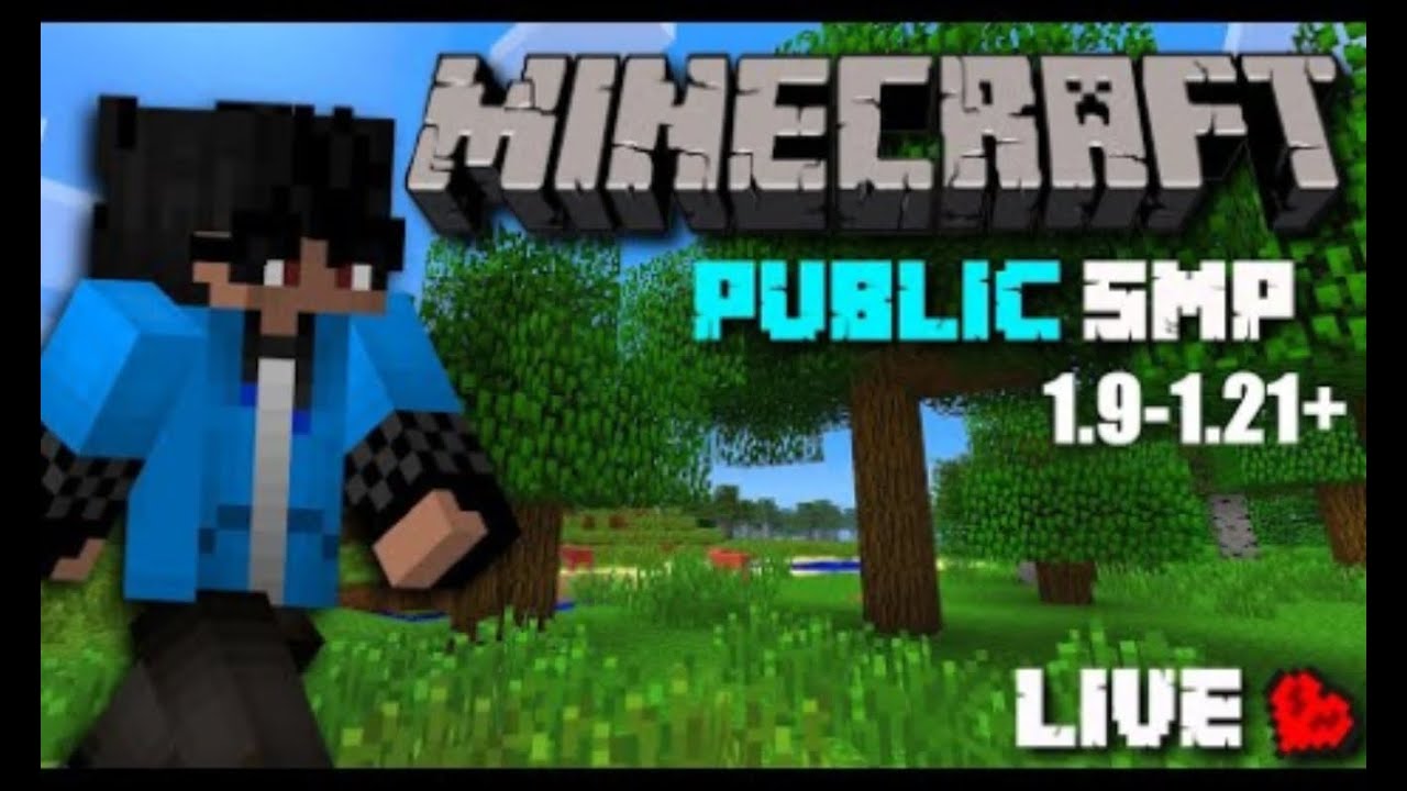 🌏Public SMP is LIVE! | Java & Bedrock Crossplay | Join Now! - YouTube