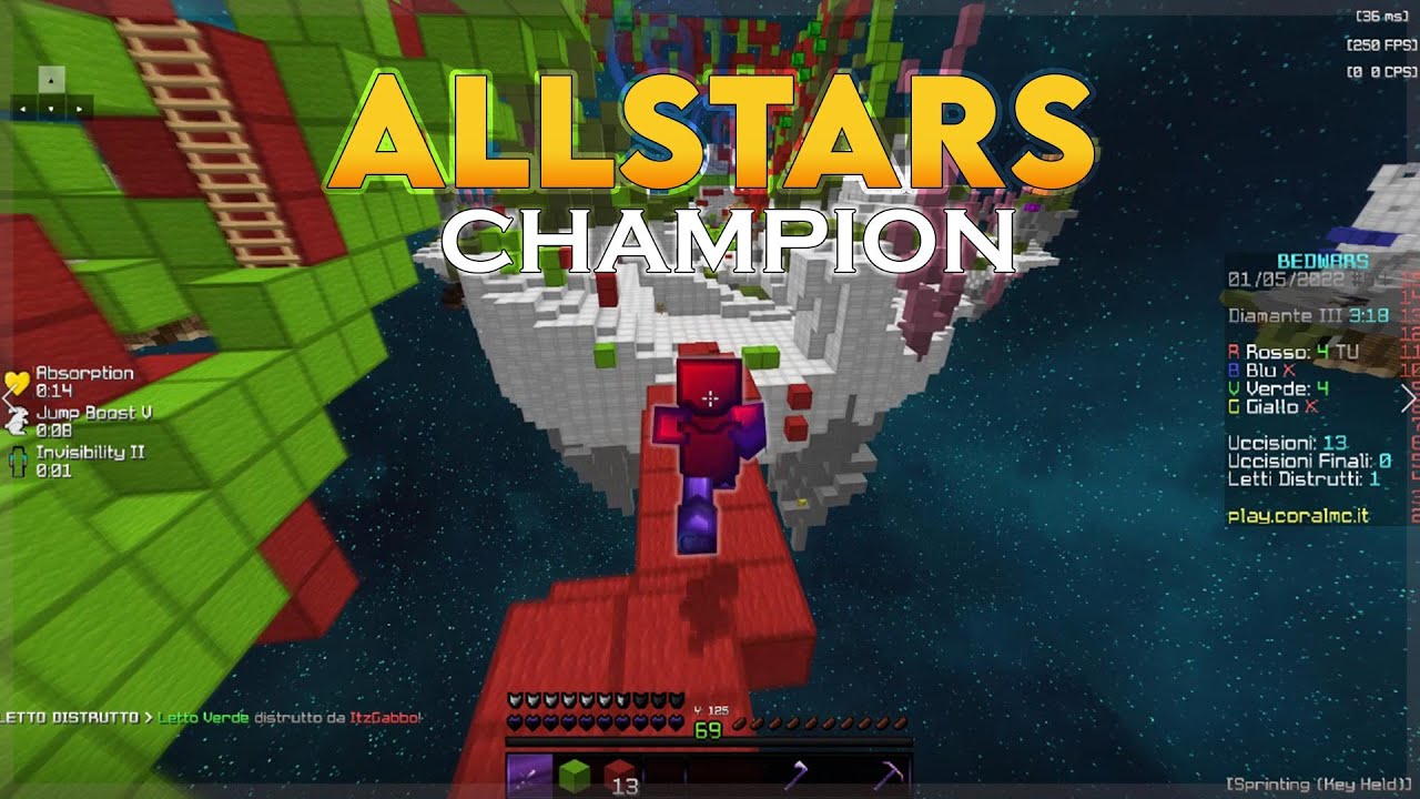 Winning Ranked Bedwars ALLSTARS [Montage] - YouTube
