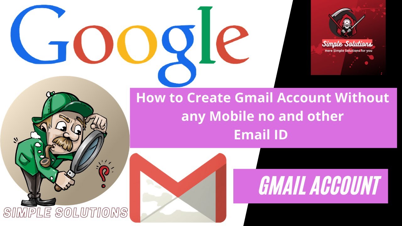 HOW TO CREATE EMAIL ID WITHOUT MOBILE NO NEW EMAIL ACCOUNT YouTube how-to-create-email-id-without-mobile-no-new-email-account-youtube