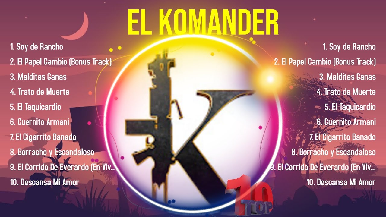Las 10 mejores canciones de El Komander 2024 - YouTube