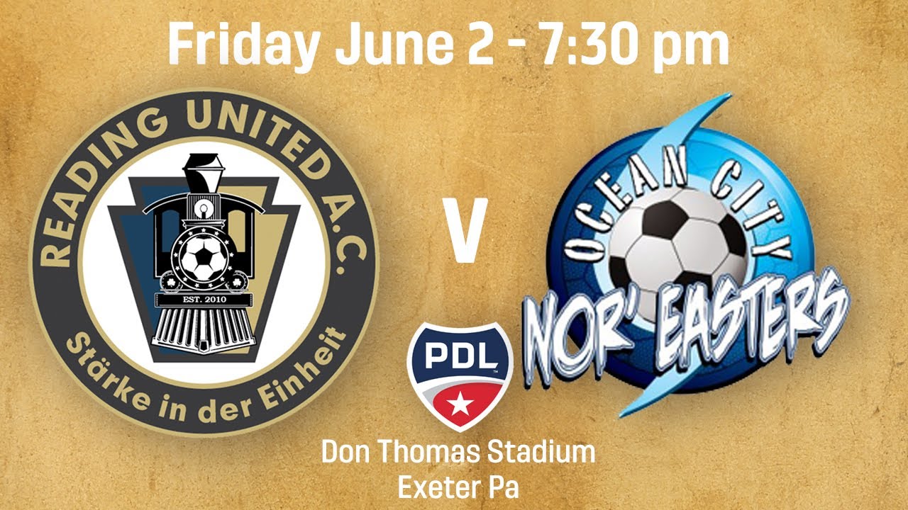 Reading United AC v Ocean City Nor’Easters - YouTube