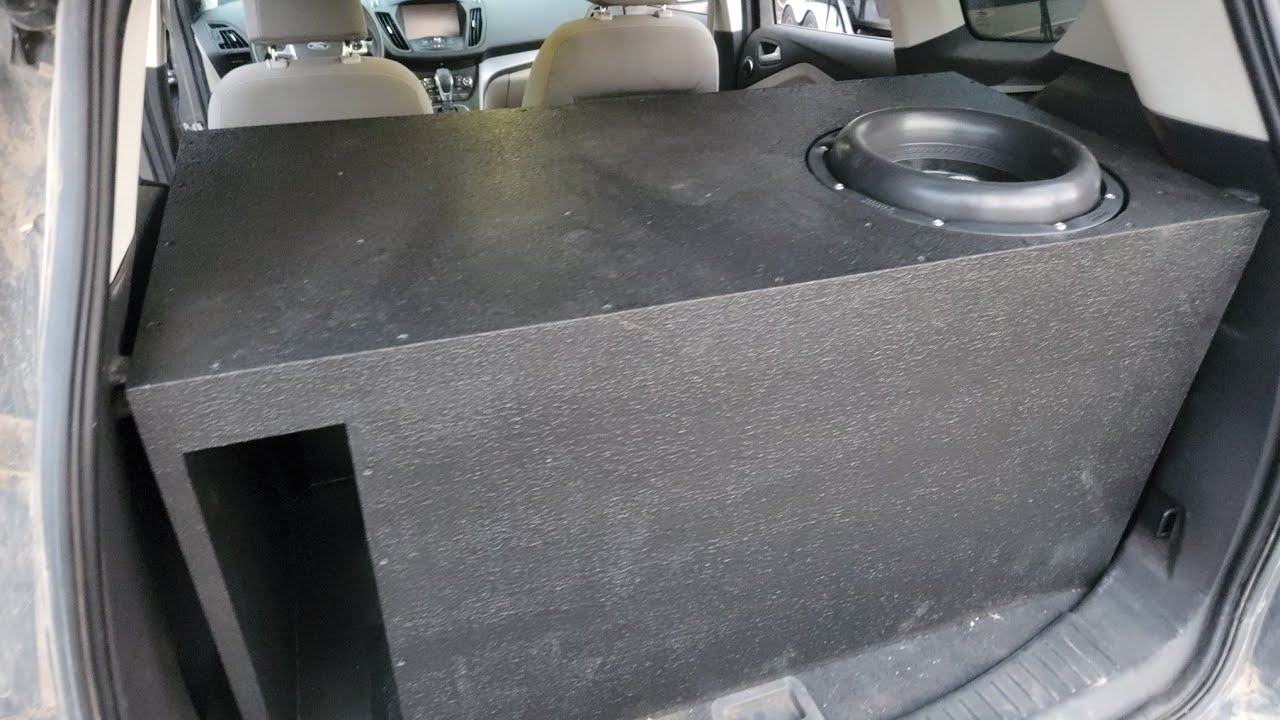 Build of tunable ported sub box w/ cut list - YouTube